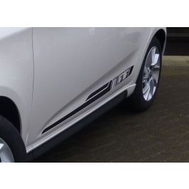 MG3 Decal Trophy Black LH lower door - Brown and Gammons