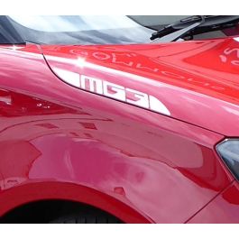 MG3 Decal Trophy White RH Bonnet - Brown and Gammons