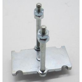 Top plate with studs rear spring TA-TB-TC - Brown and Gammons