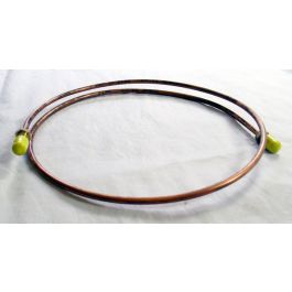 MGA Brake pipe (BSF) LH Rear Wire Wheel - Brown and Gammons