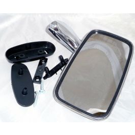 Mirror MGB/Midget LH Convex Polished Stainless steel - Brown and Gammons
