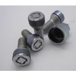 Locking wheel nut (set of 4) MG GS ZS ZS EV HS AND MG5 - Brown and Gammons